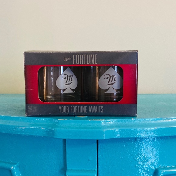 Miller Beer | Dining | Miller Ace Of Spades Fortune Tumblers | Poshmark